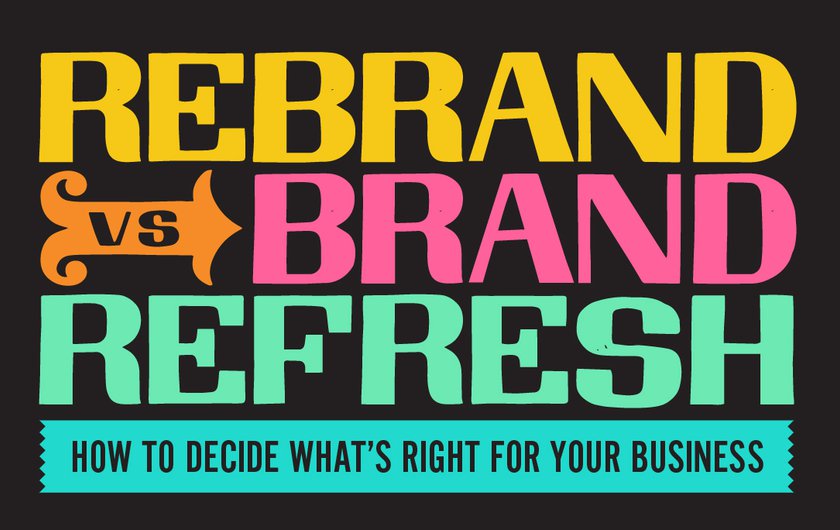To Rebrand or Refresh, That Is the Question (apologies to Shakespeare)!